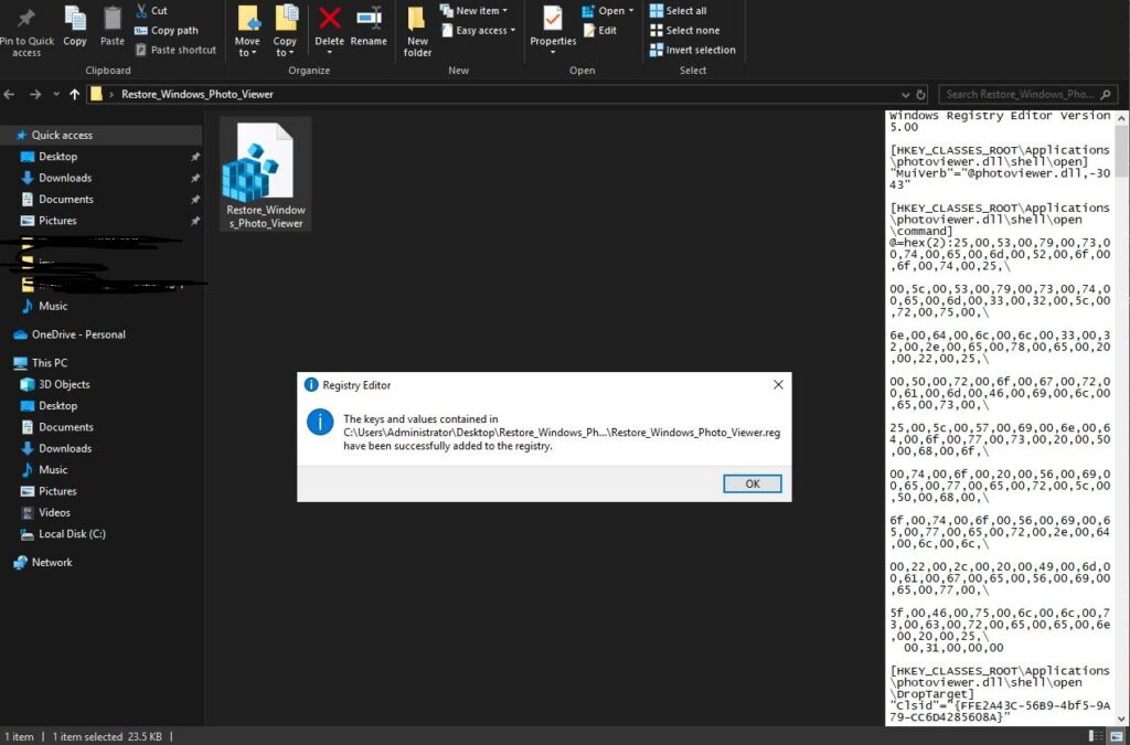 Enabling Windows Photo Viewer on Windows Server OS