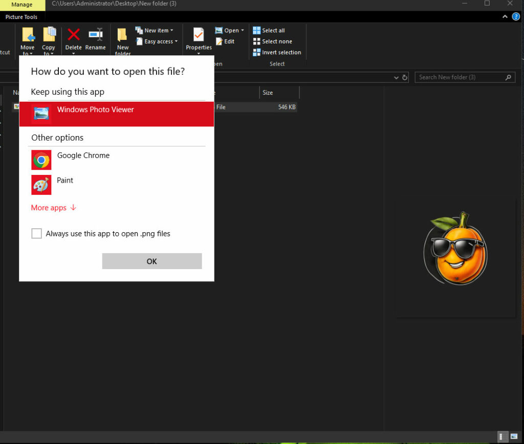 Enabling Windows Photo Viewer on Windows Server OS