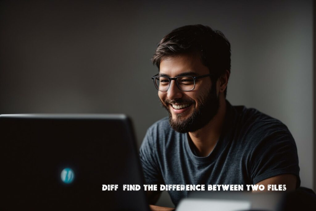 Using diff (Find the difference between two files) - Installation ...